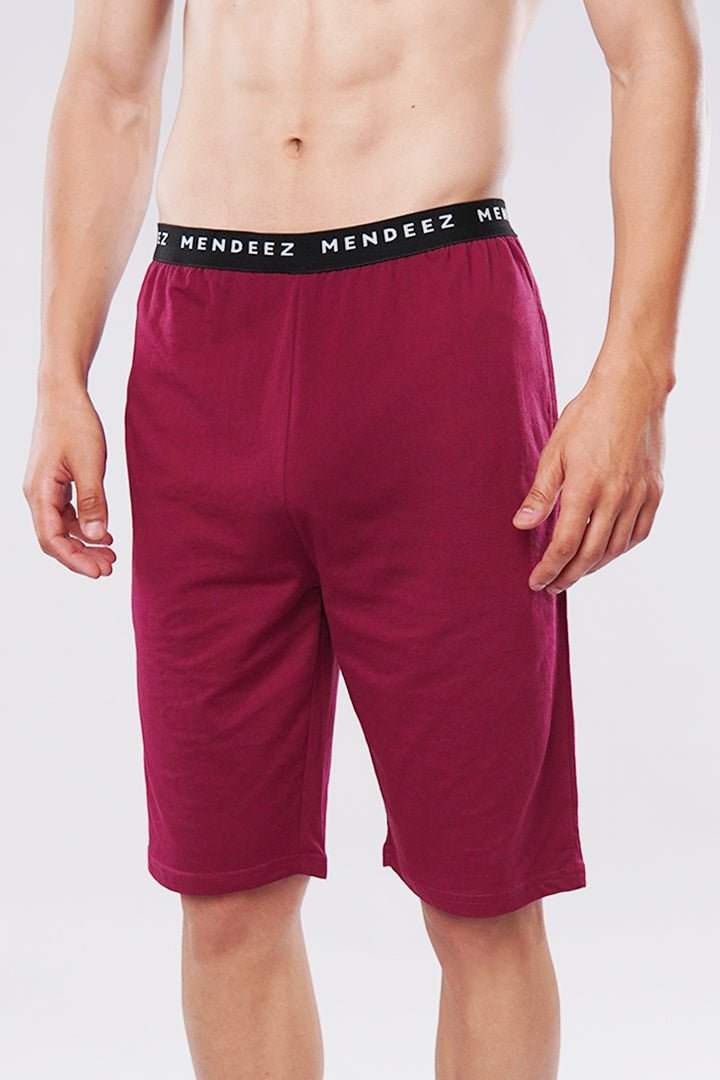 Buy Jersey Shorts - Maroon Online in Pakistan from Mendeez